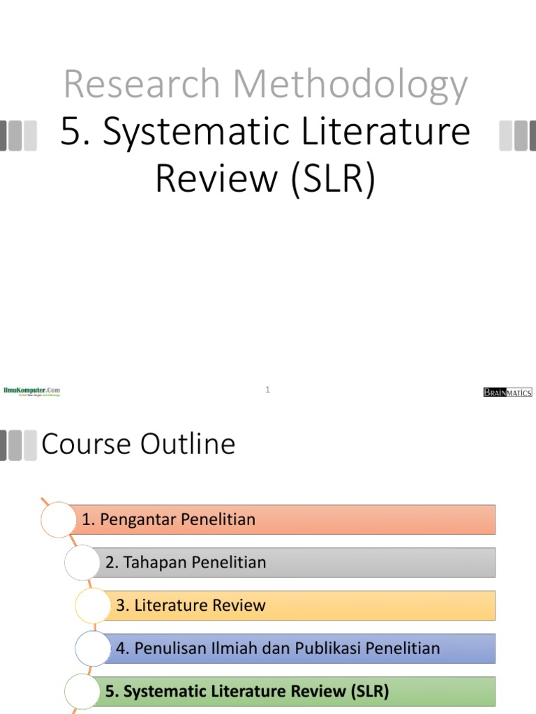 Research Methodology: 5. Systematic Literature Review (SLR) | PDF ...