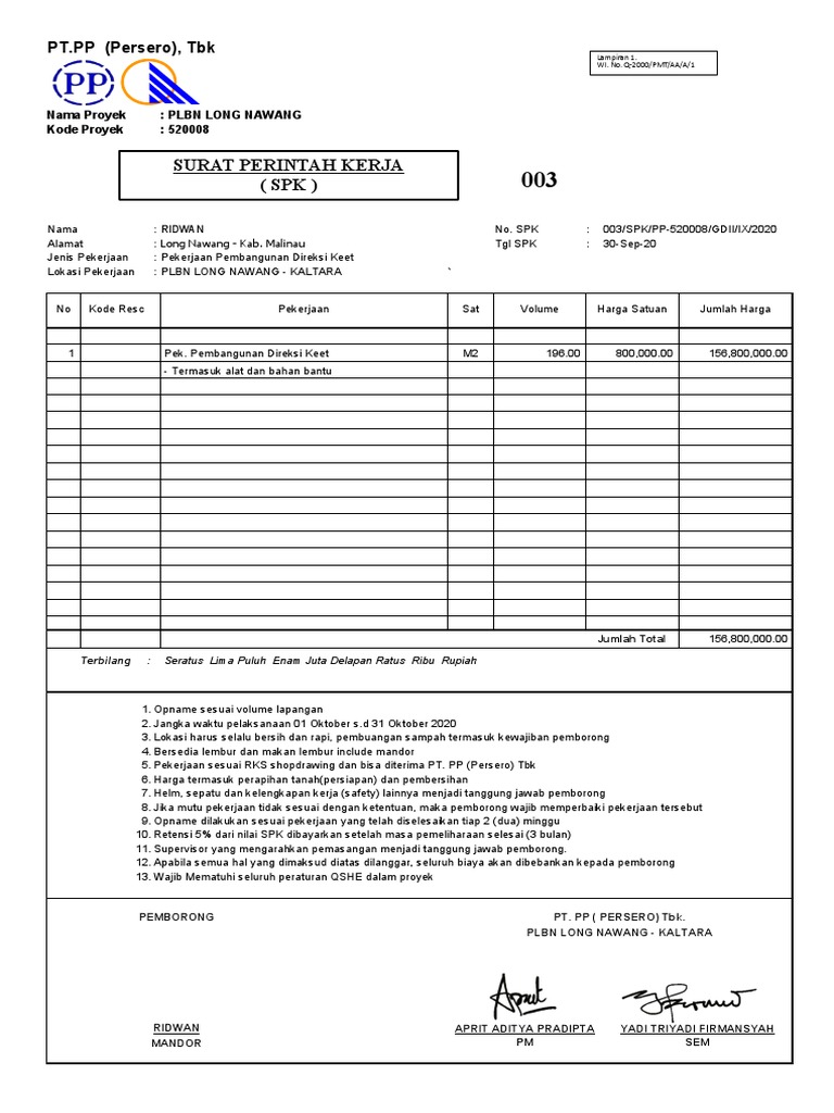 003-SPK Ridwan | PDF