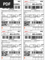 Sample JNT Waybill | PDF