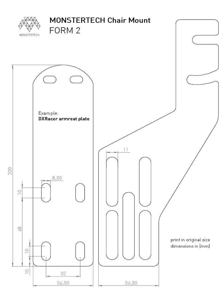 Monstertech Chair Mount Form2 | PDF