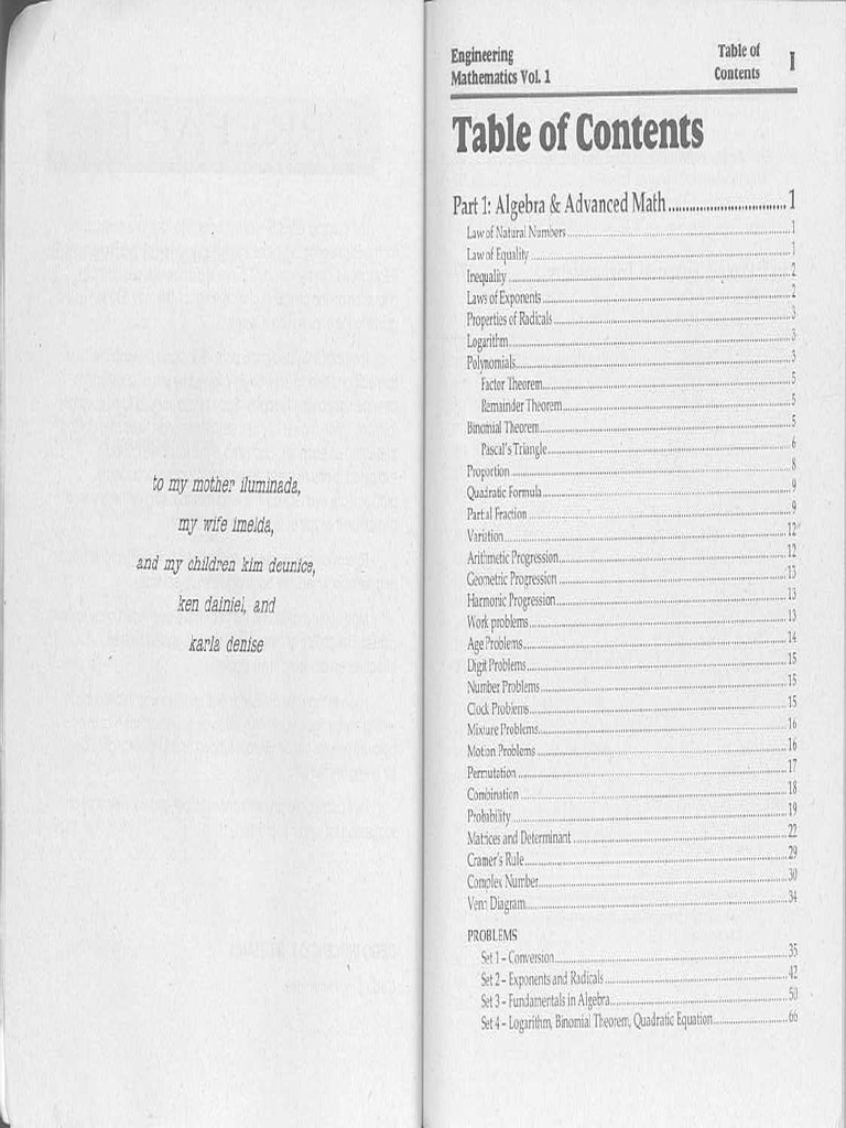 Engineering Mathematics by Gillesania | PDF