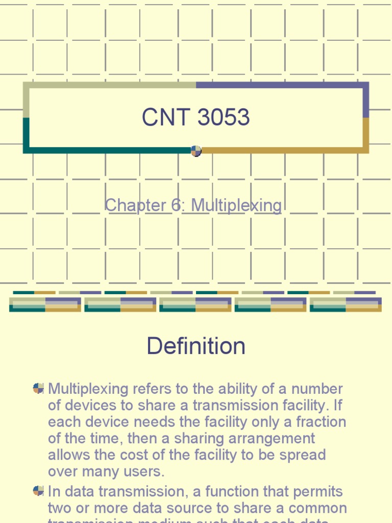 Topic - Multiplexing | PDF | Multiplexing | Data Transmission