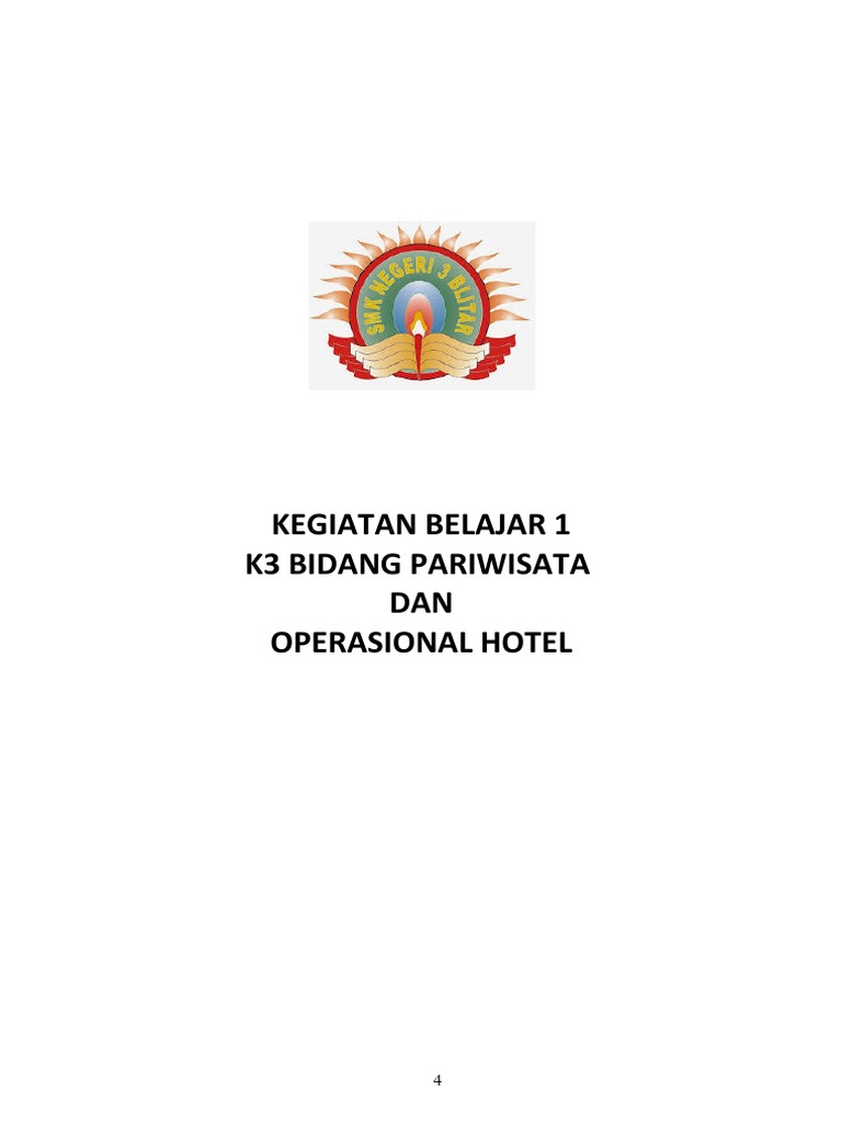 K3 Perhotelan | PDF