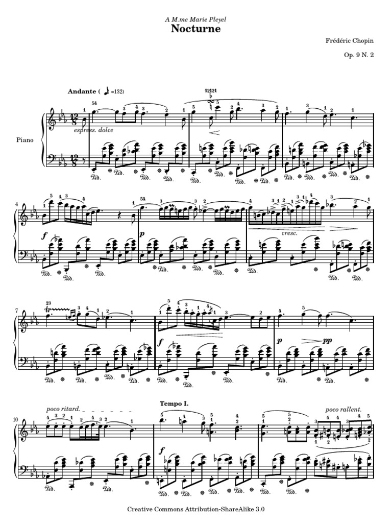 Chopin Nocturne Op9 n2 | PDF