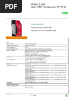 XPSUAF13AP Safety Module Overview | PDF | Relay | Switch