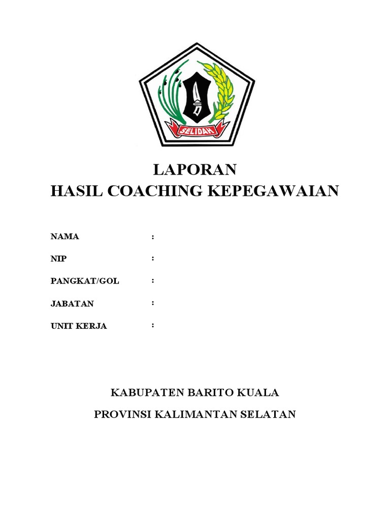 Contoh Laporan Coaching | PDF