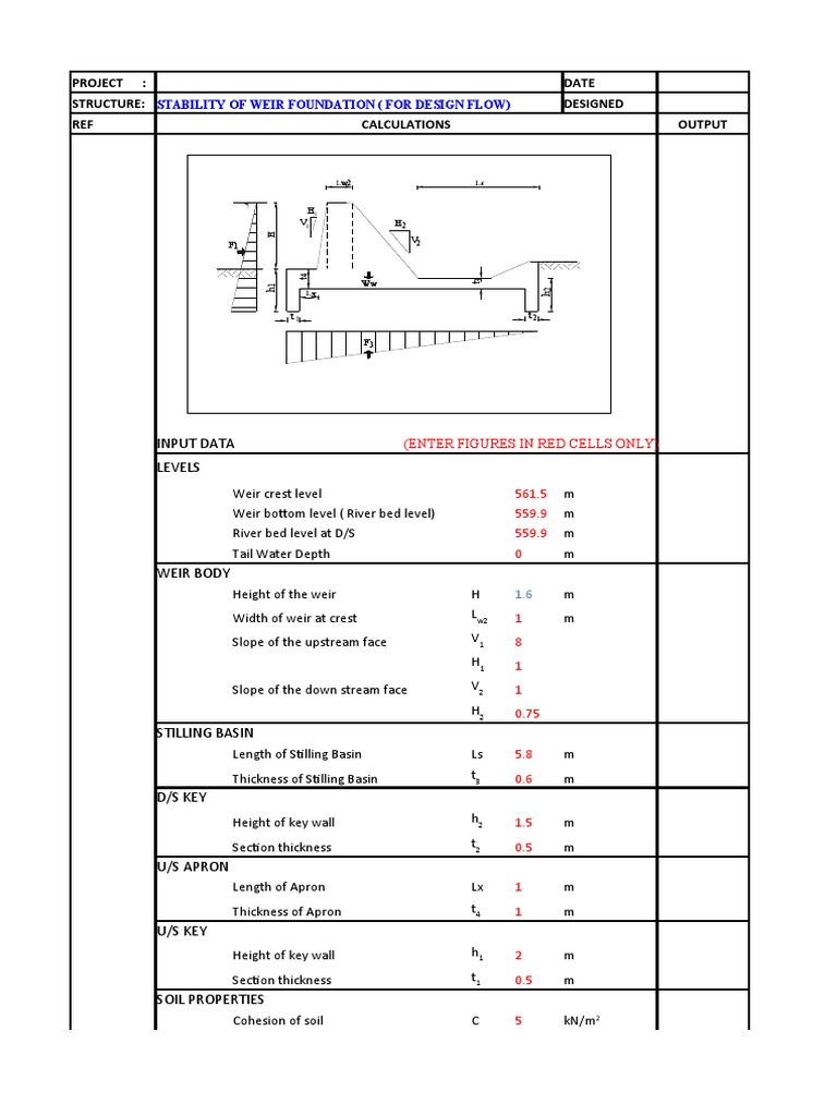 Project: Date Structure: Designed REF Calculations Output | PDF | Civil Engineering | Mechanical ...