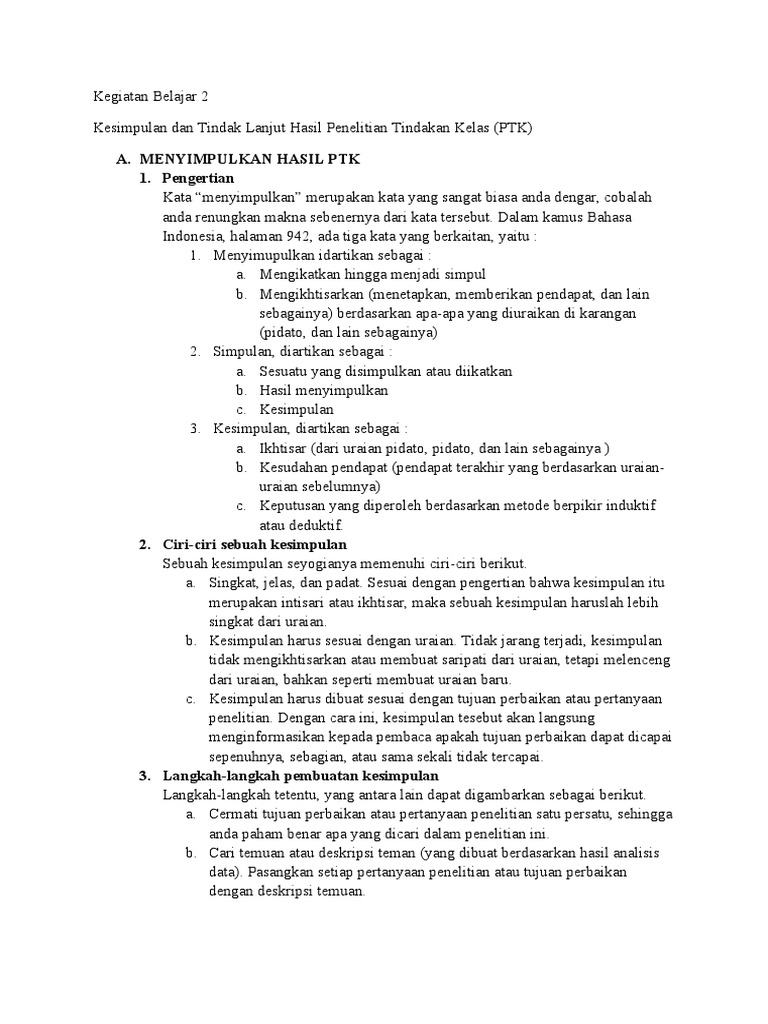 PTK Modul 5 KB 2 | PDF