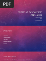 Fairclough CDA Model Explanation | PDF | Discourse | Liberal Arts Education