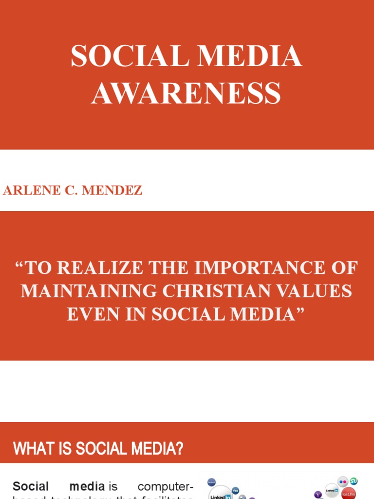 Social Media Awareness | PDF | Social Media | Popular Culture & Media ...