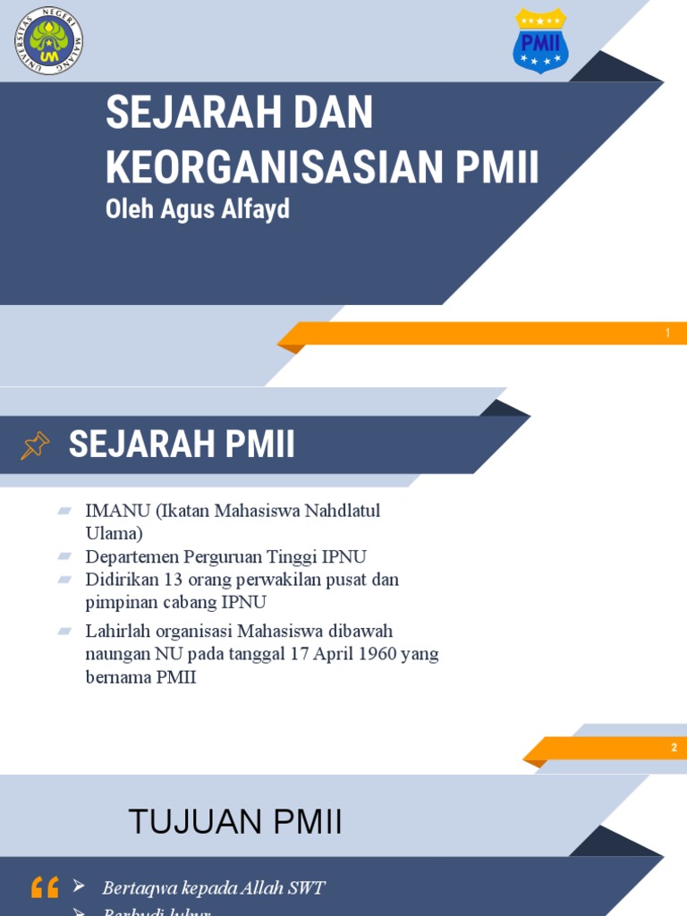 Sejarah Dan Keorganisasian Pmii | PDF