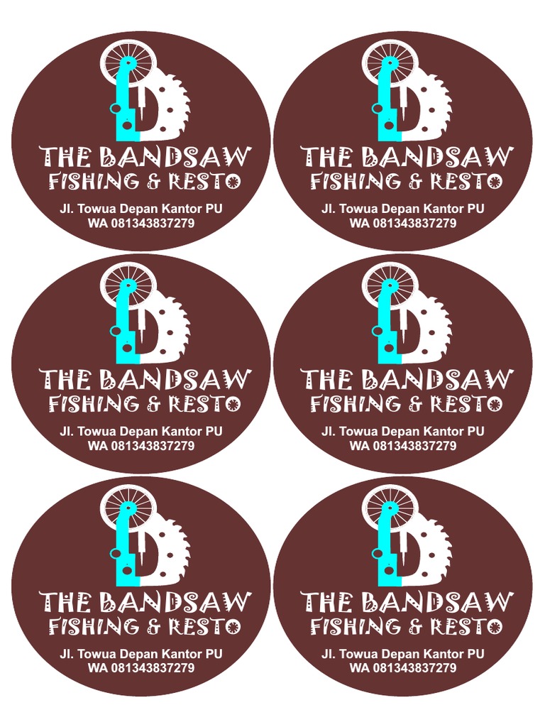Stiker Bandsaw | PDF | Sports & Recreation | Cooking, Food & Wine
