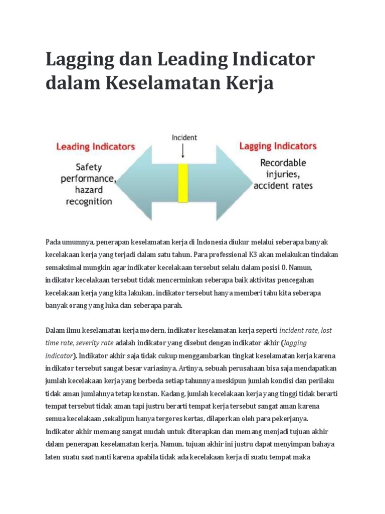 Lagging & Leading Indicator | PDF