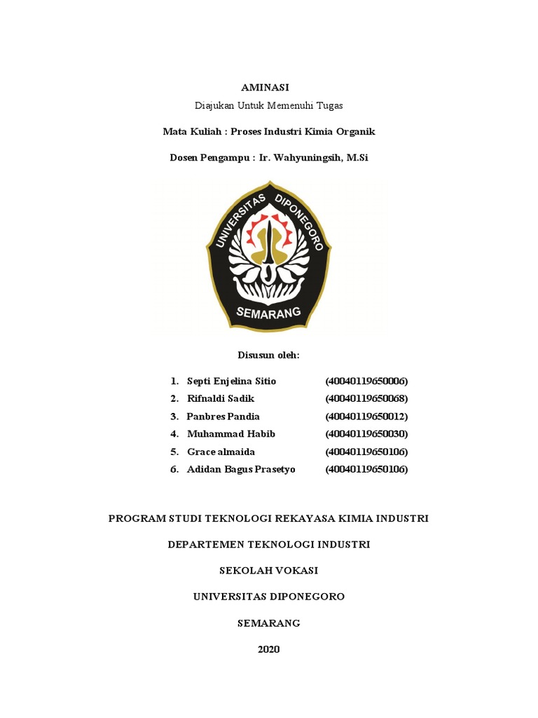 Proses dan Aplikasi Aminasi | PDF | Sains & Matematika