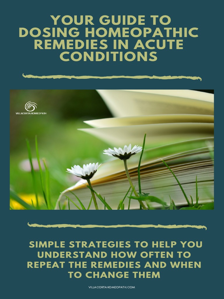 Free Dosing Guide | PDF | Homeopathy | Health Sciences
