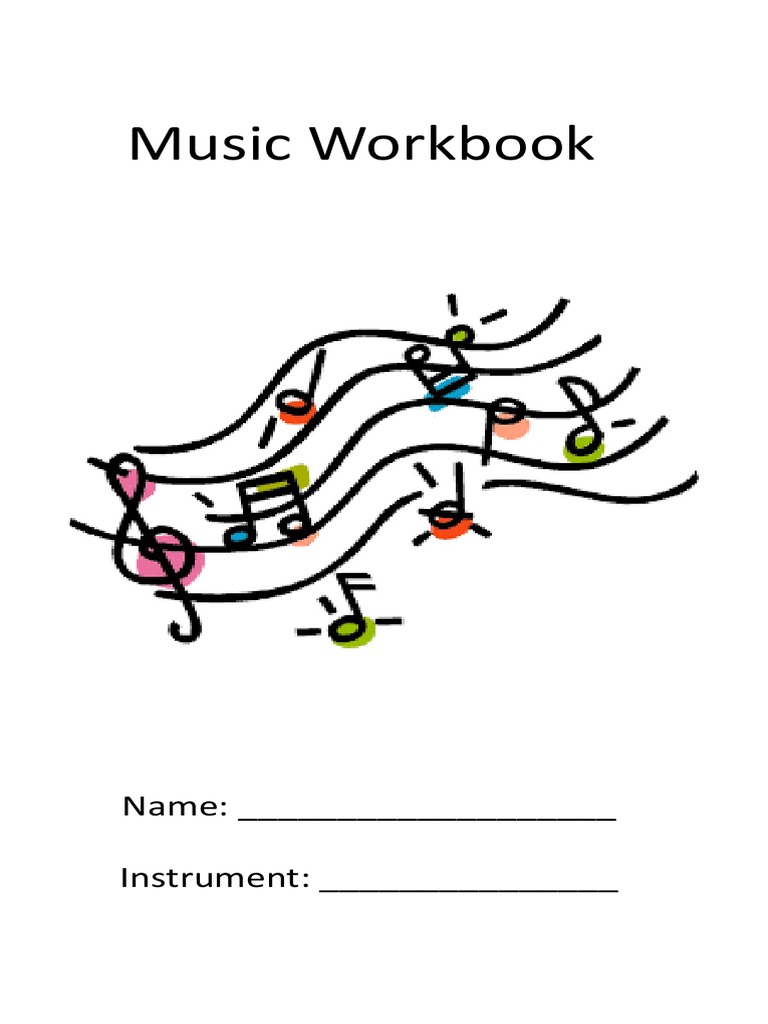 Music Workbook | PDF | Clef | Musical Notation