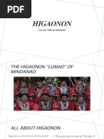 History of The Higaonon Tribe | PDF | Mindanao