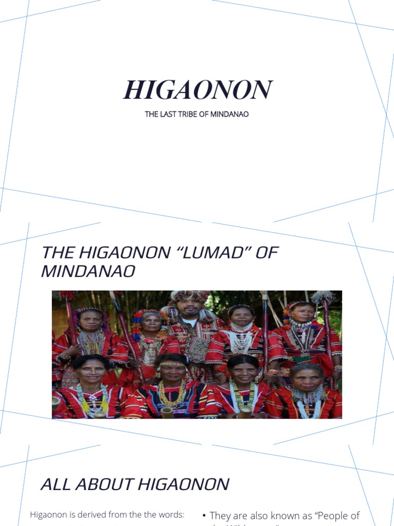 Higaonon: The Last Tribe of Mindanao | PDF | Weaving | Ethnic Groups