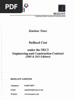 NEC3 ECC Contract Options Guide | PDF | Employment | Option (Finance)
