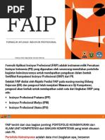 Panduan Aplikasi FAIP Insinyur PII | PDF
