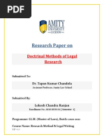Doctrinal Legal Research Methodology: A Critical Analysis | PDF ...