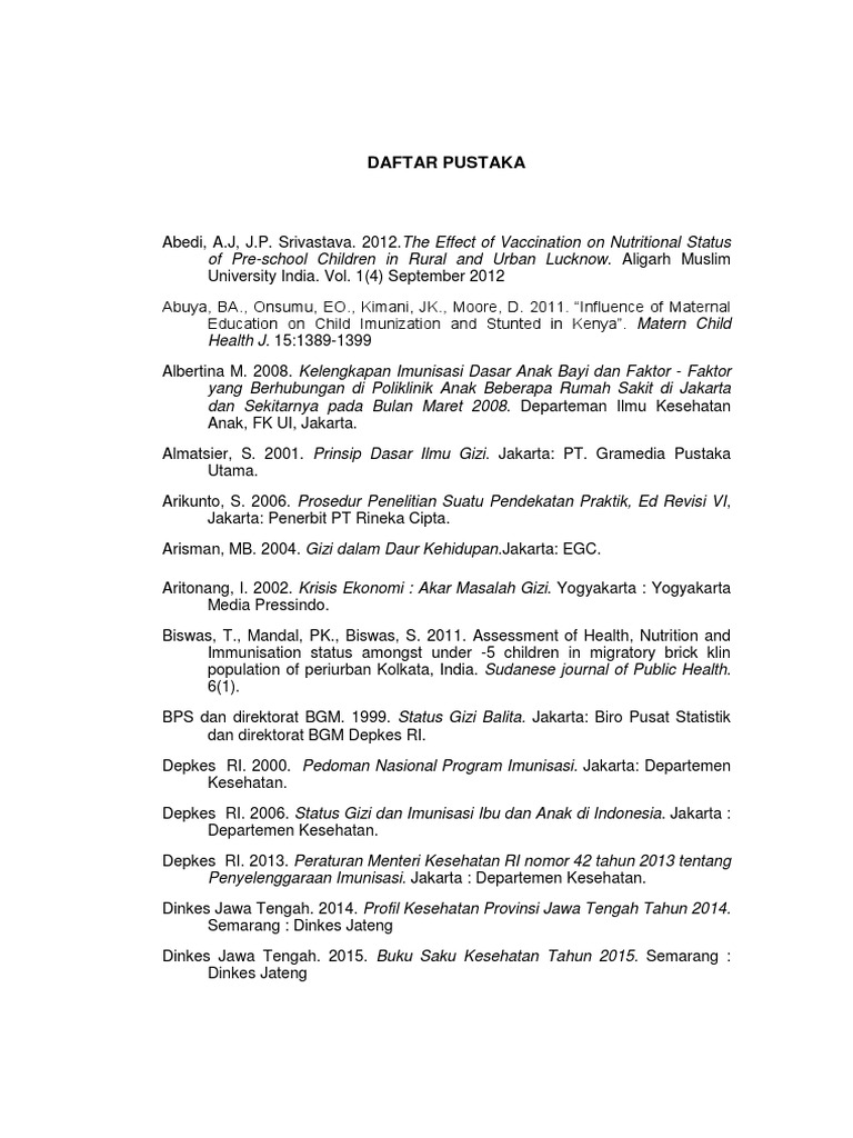 Daftar Pustaka | PDF | Pengembangan Diri | Kesehatan Holistik