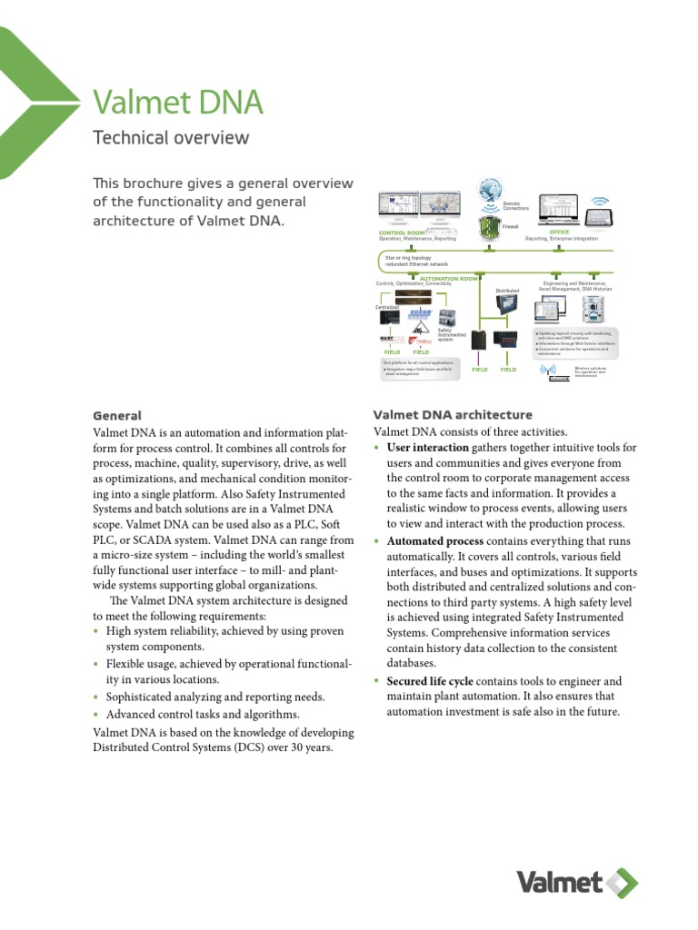 BR81104 - EN - 01 Valmet DNA Overview | PDF | Computer Network ...