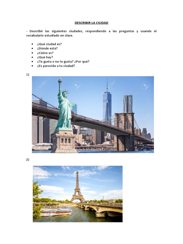Describir La Ciudad | PDF