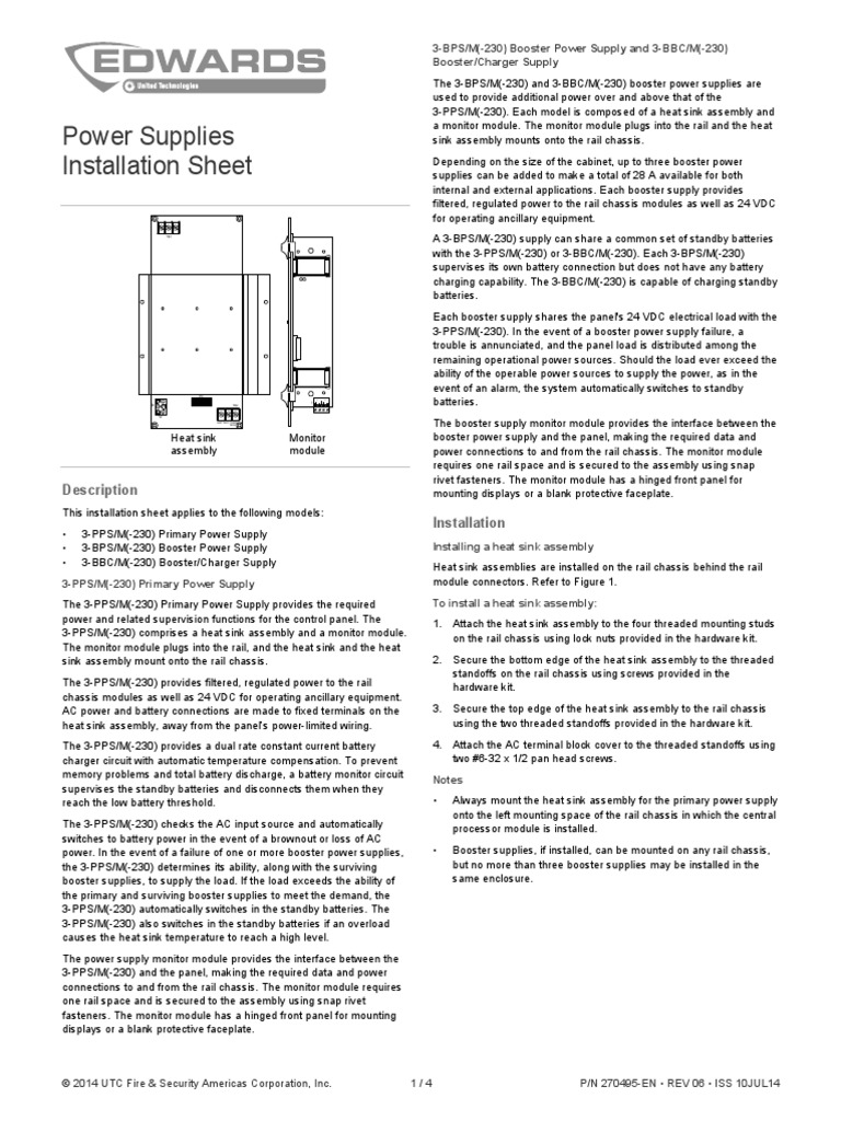 3 PPS M 230 E Instruktsiya Po Ustanovke | PDF | Power Supply ...