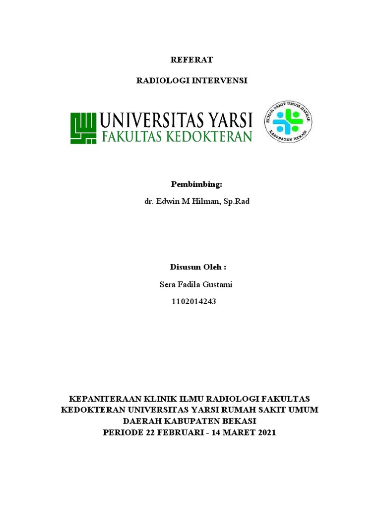 Panduan Radiologi Intervensi Modern | PDF