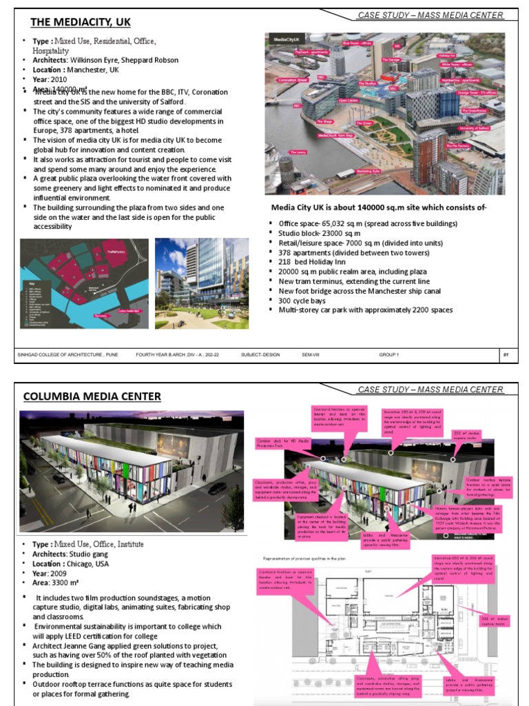 Case Study Media Center | PDF | Design | Economic Sectors