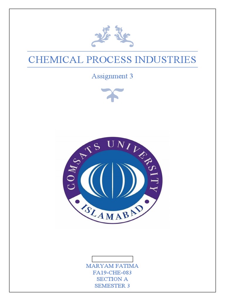 FA19-CHE-083 (A) - CPI Assignment#3 | PDF | Pulp (Paper) | Paper
