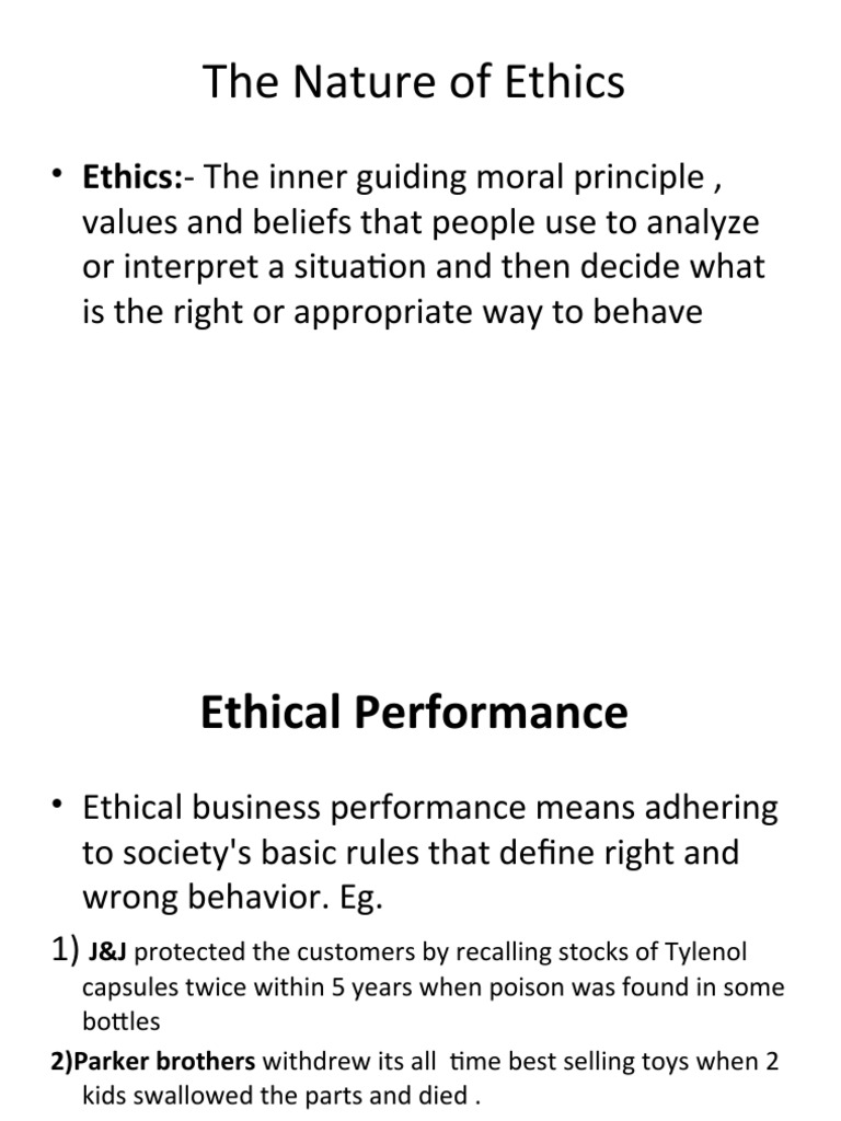 Lecture 1 Ethics Presentation | PDF | Business Ethics | Value (Ethics)