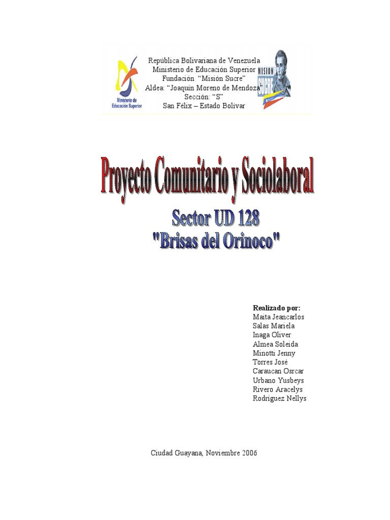 Componente Comunitario y Sociolaboral | PDF | Naturaleza