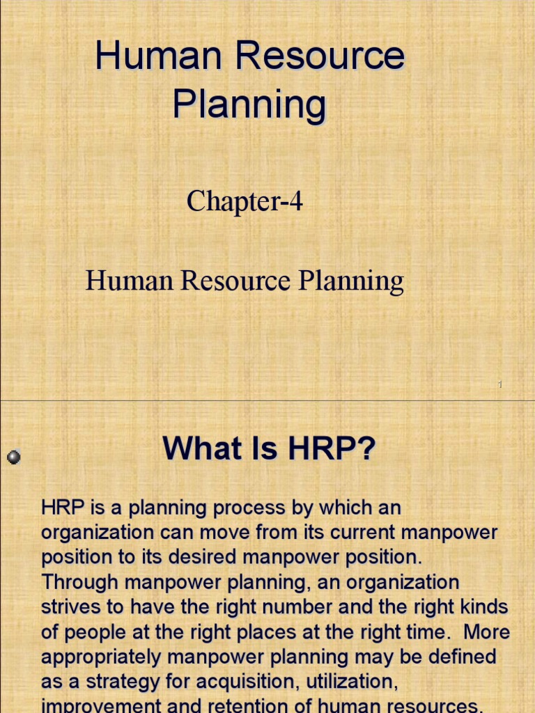 Chapter-4 (HRM-411, Sec-02) | PDF | Human Resources | Resource