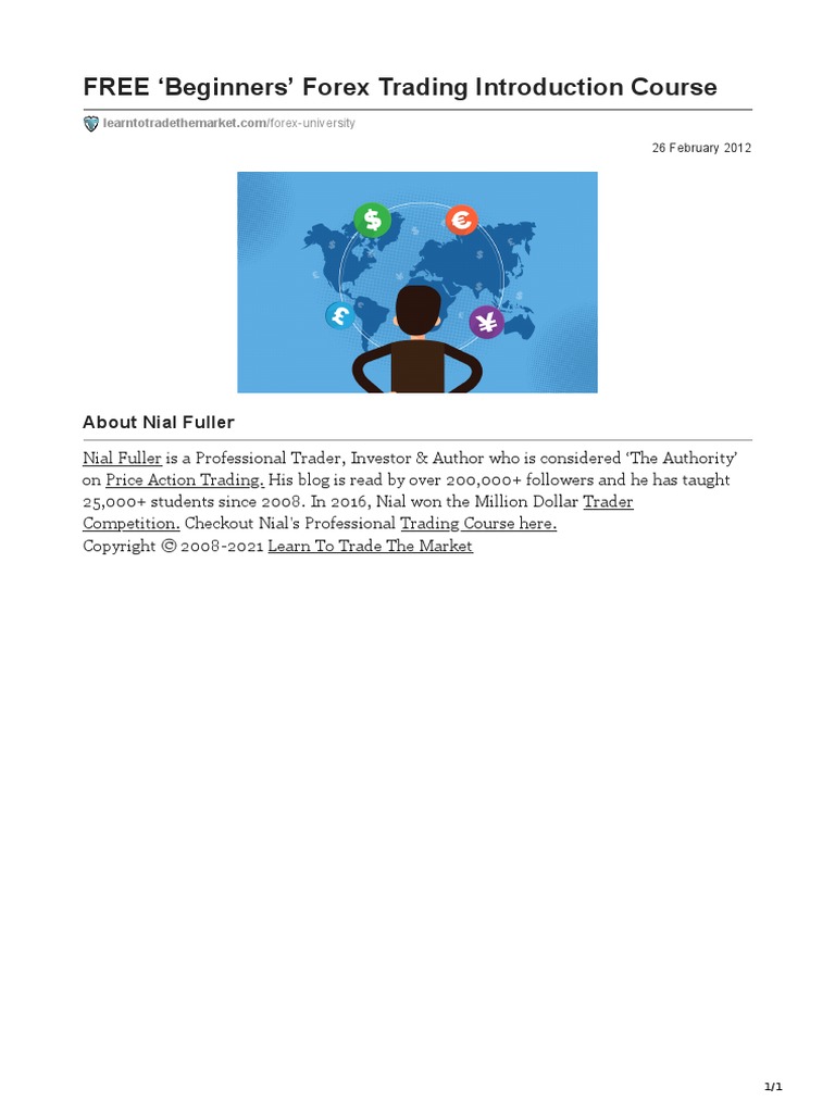 FREE Beginners Forex Trading Introduction Course | PDF