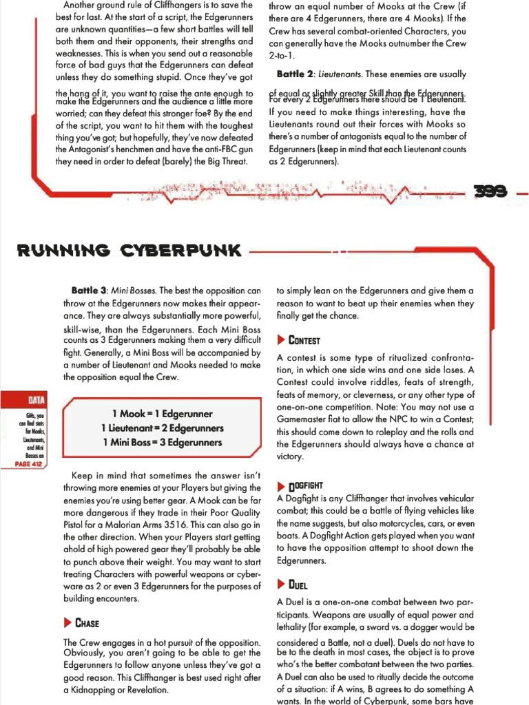 CPR Corebook Cyberpunk Red v121pdf | PDF | Duel | Skywalker Family