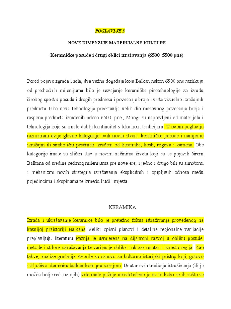 POGLAVLJE 3 I 4 | PDF