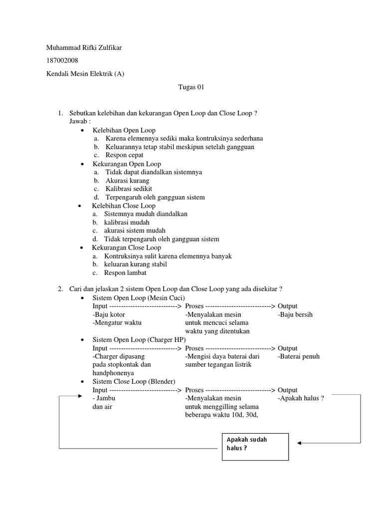 Open Loop & Close Loop | PDF