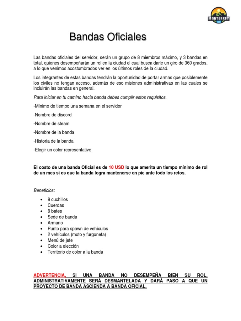 Sistema de Bandas | PDF