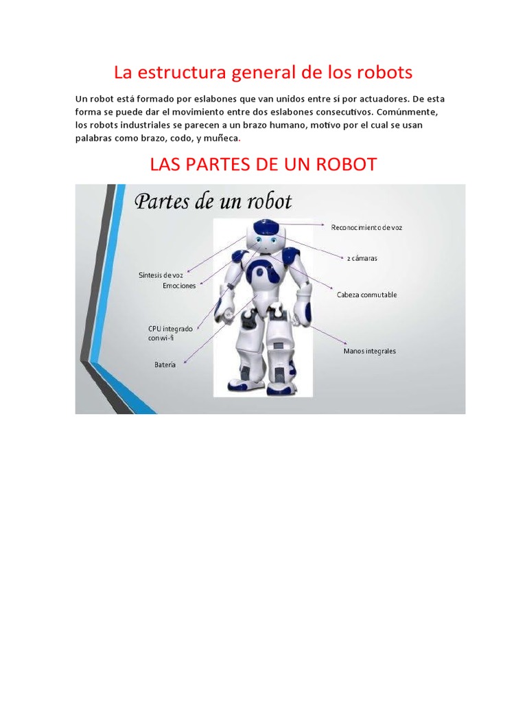 La Estructura General de Los Robots | PDF