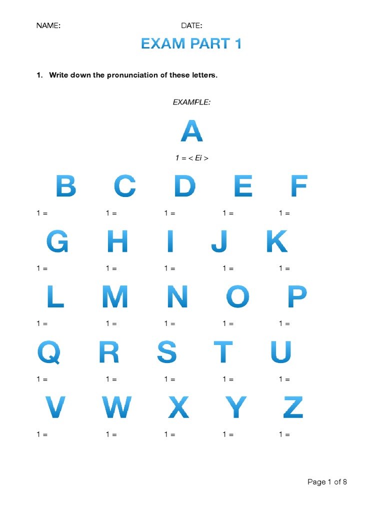 English Language Exam Practice | PDF | Languages | Language Arts ...