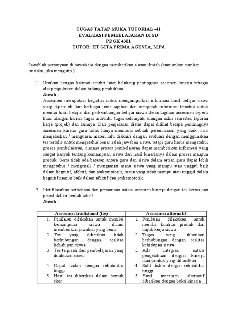 TTM 2 EVALUASI-dikonversi | PDF