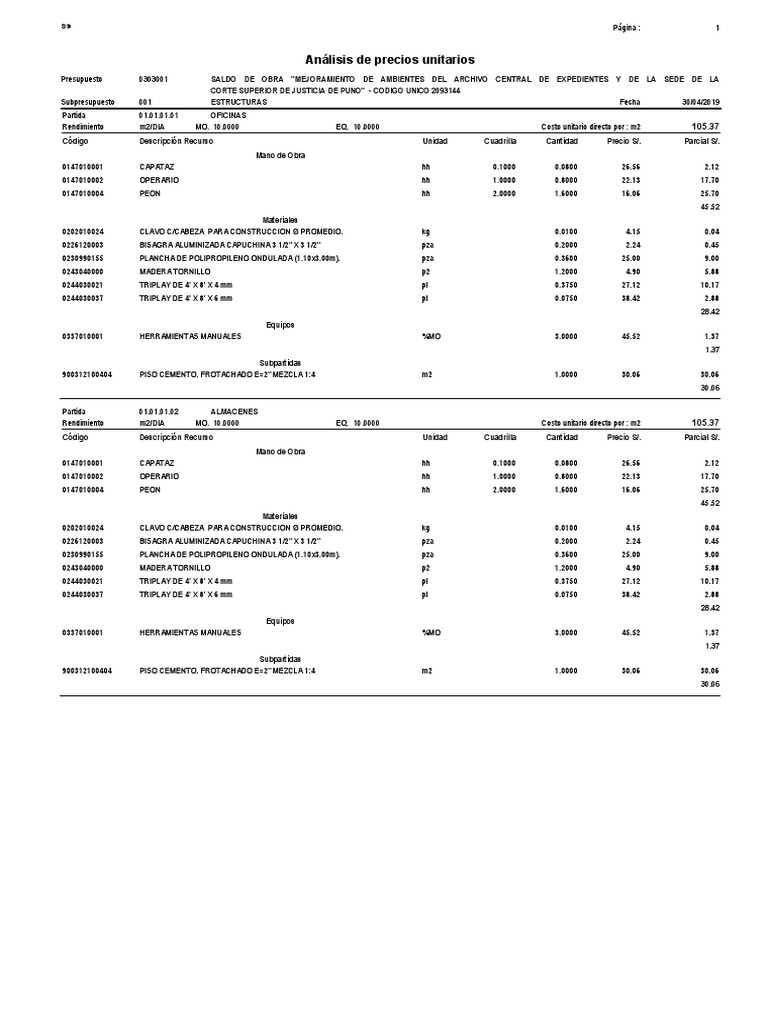 Acu Estructuras | Descargar gratis PDF | Materiales de construcción | Materiales