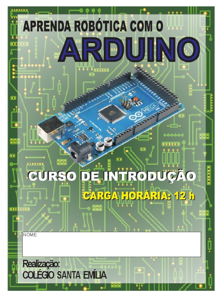 Apostila - Aprenda Robótica Com Arduino | PDF | Arduino | Diodo emissor ...