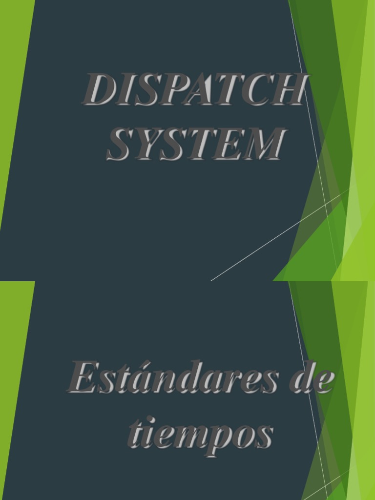 Tiempos y KPIs en Dispatch | PDF | Electricidad | Naturaleza