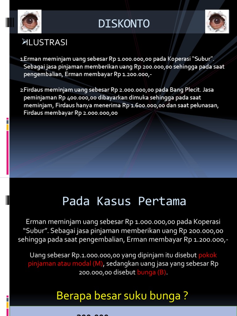 Bunga Dan Diskonto | PDF