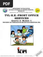 Front Office Services Overview | PDF | Bed And Breakfast | Hotel