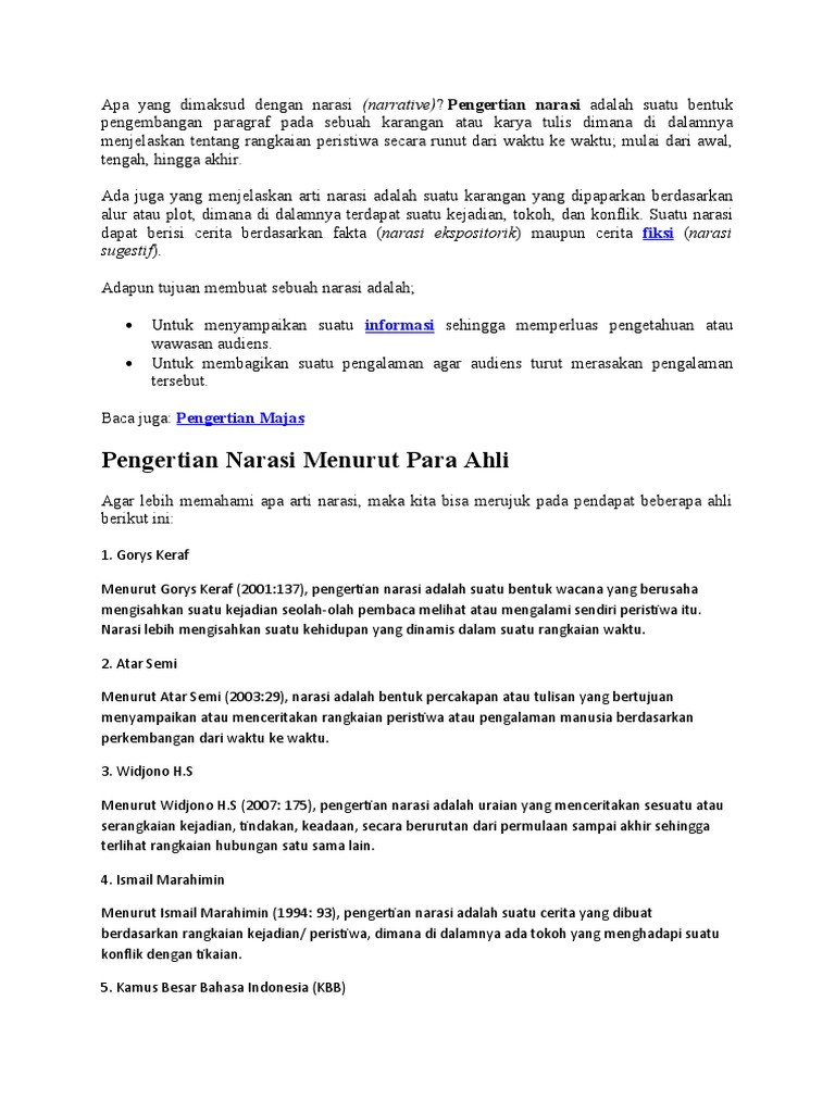 B.indo Narasi, Drama Dan Teks Anekdot | PDF