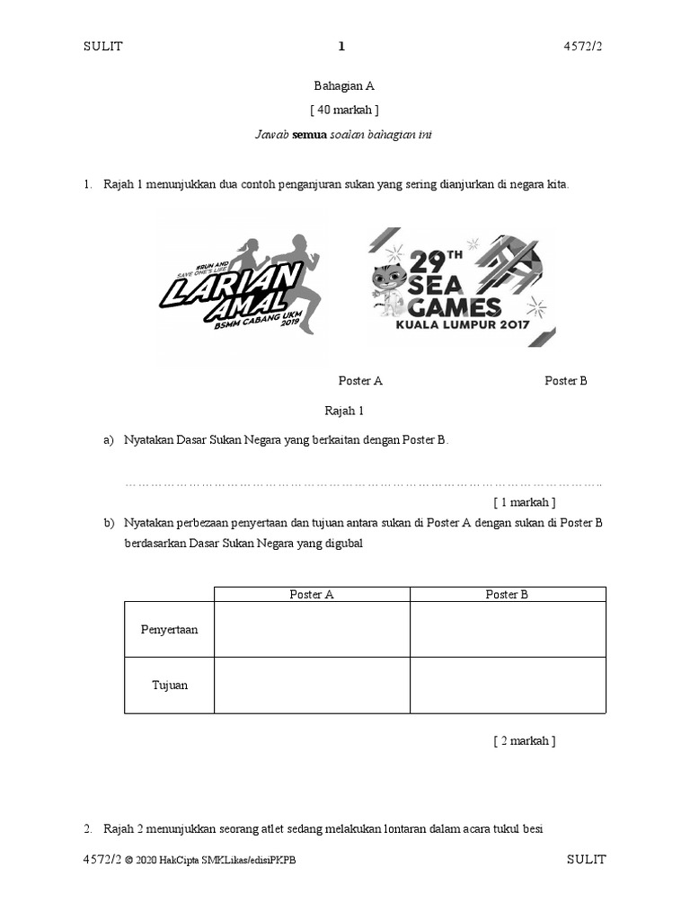 Trial SPM SS K2 2020 Edisi PKPB | PDF